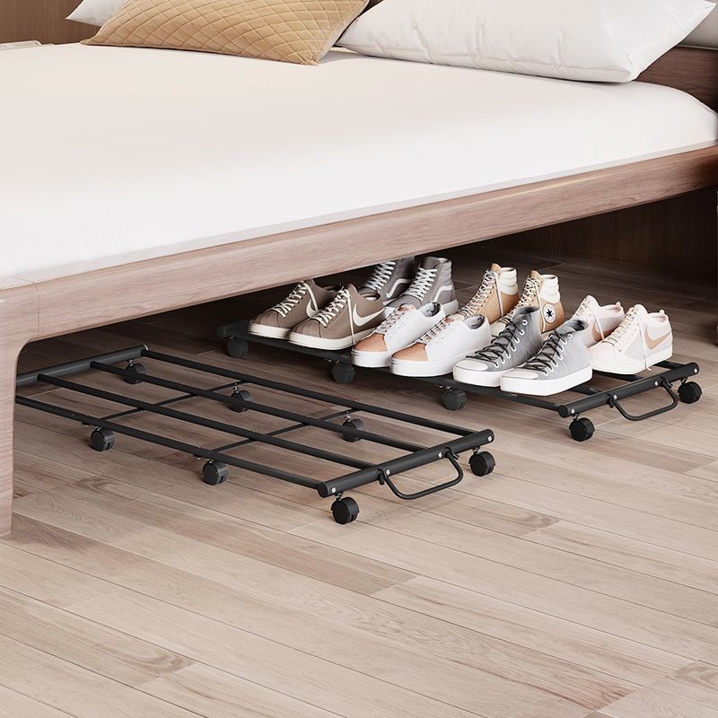 Dormitory Bed-Soled Shoe Bracket Shoe Storage Handy Tool with Wheels ...