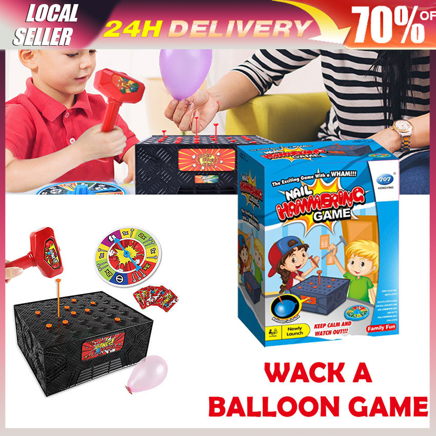 134pcs Blasting Box Knock Box Birthday Party Interactive Toys Table ...