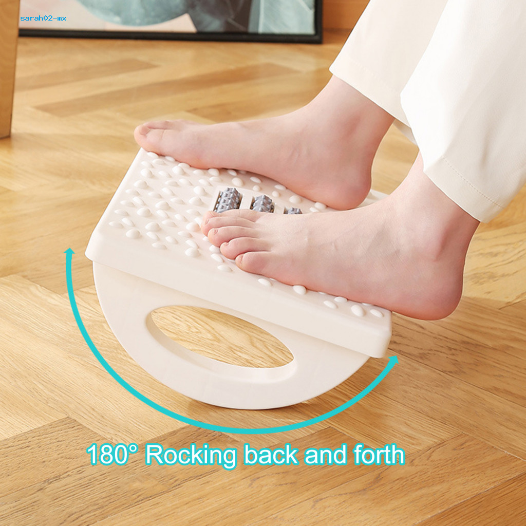 [Sarah] Under-desk Stool Ergonomic Footrest Massage Foot Rocker Stool ...