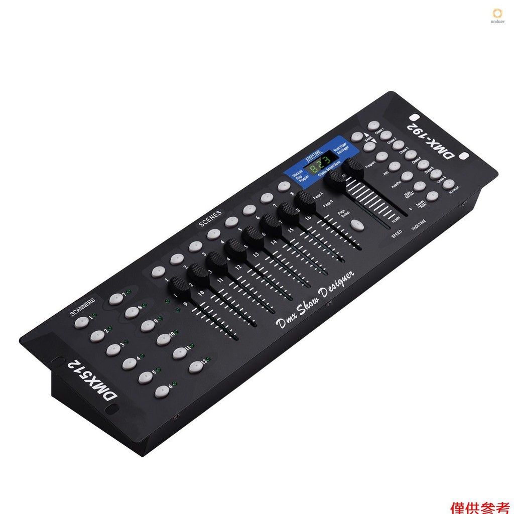 DMX512 Light Controller Console Panel 192CH Programming Function Sound ...