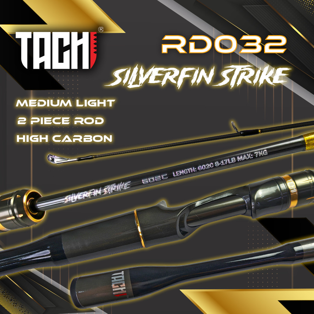 TACHI SILVERFIN STRIKE ROD 2 PCS ML Fishing Rod ML Casting BC Spinning ...