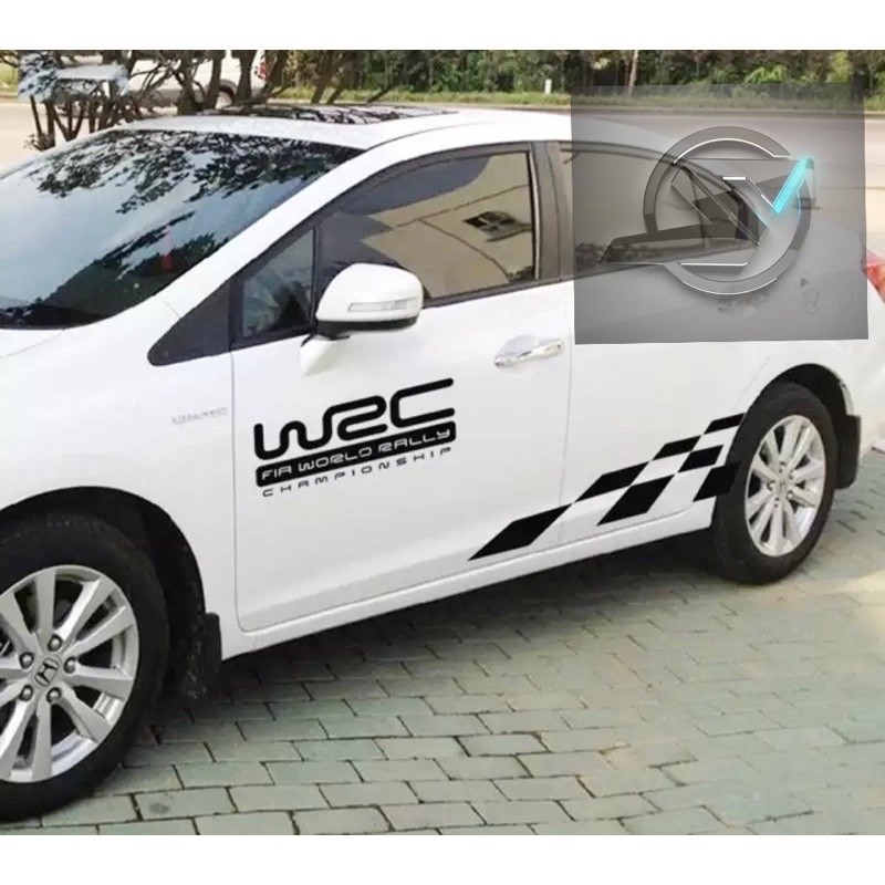 (Ready Stock) S602# WRC Design For Universal Car Body Vinyl Sticker ...