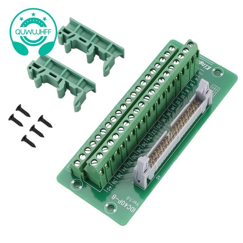 IDC40P 40Pin Connector Strip Breakout Board Terminal Block Plug PLC ...