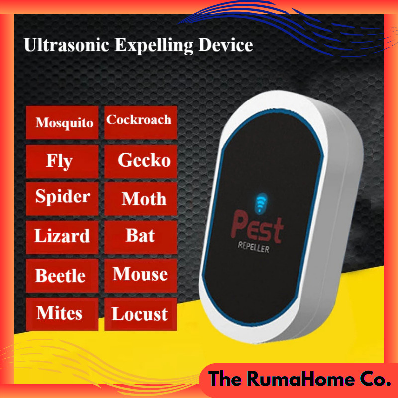 Ultrasonic Pest Repeller Plug In Indoor Pest Control For House Garage ...