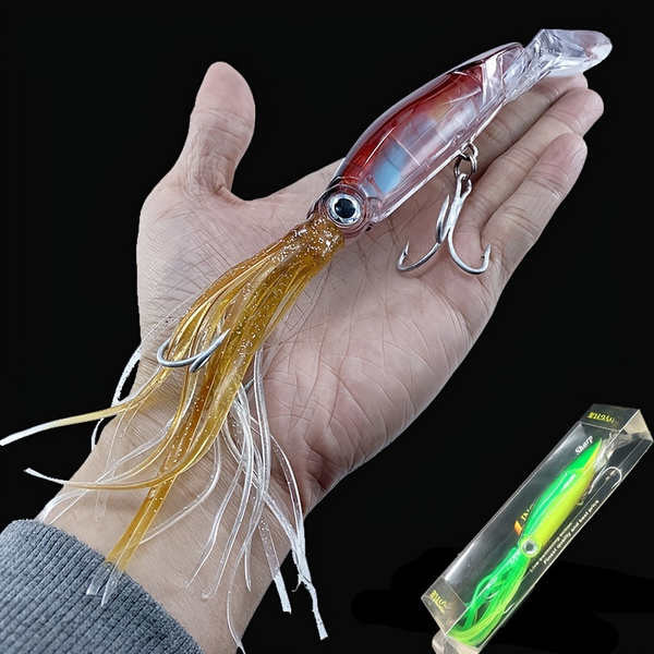 set jigging combo umpan toman bunyi Sotong plastik gewang dengan gewang ...