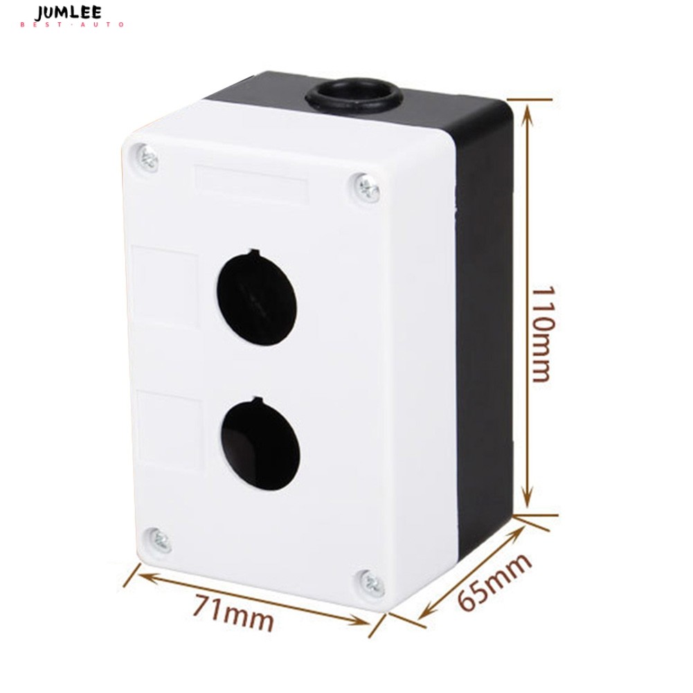 JUMLEE ️22mm Hole Stop push button switch box waterproof Plastic ...