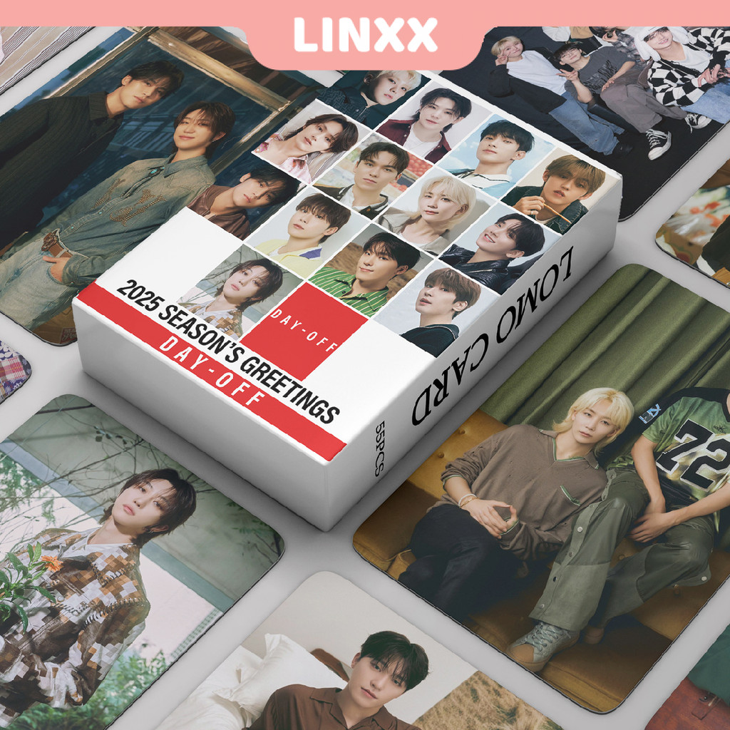 LINXX 55 Pcs SEVENTEEN 2025 Album Lomo Card Kpop Photocards Postcards ...