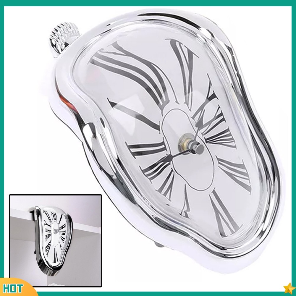 Distorted Wall Clocks Surrealist Salvador Dali Style Wall Watch ...