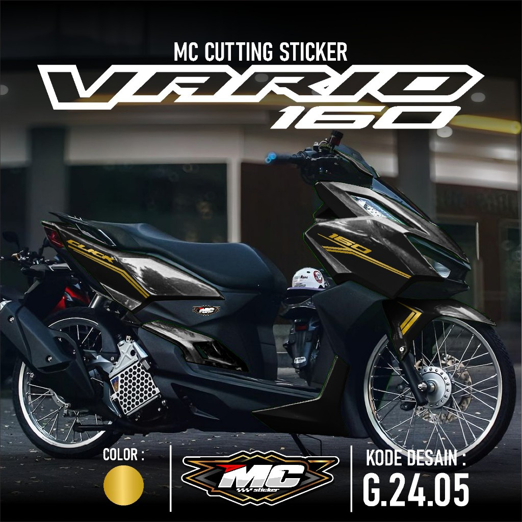 Cutting Sticker Striping Vario 160 NEW - Motorcycle Accessories Honda ...