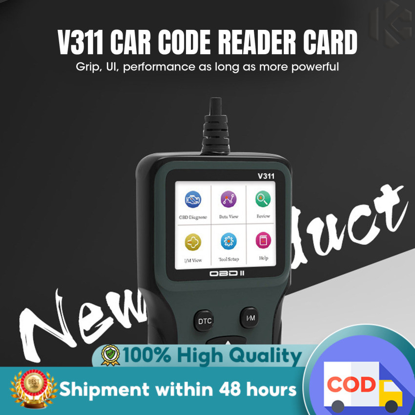 V311 Automotive fault diagnosis instrument obd2 engine fault reading ...