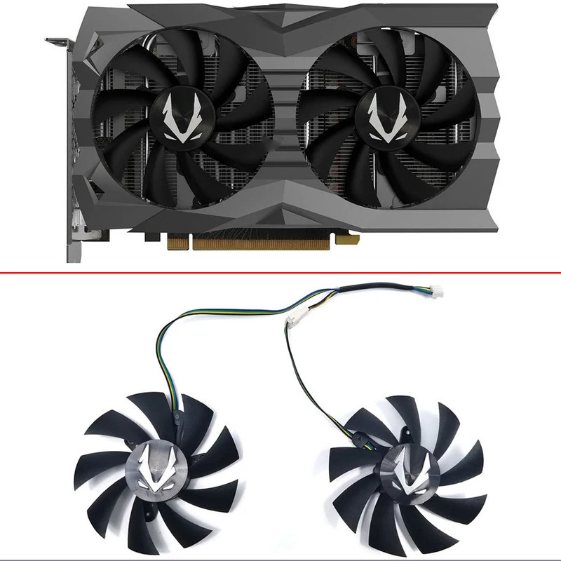 Cooling Fan For Zotac GeForce RTX 2060 2070 SUPER Mini GTX 1660 1660Ti ...