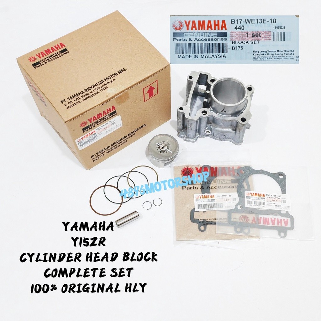 100% ORIGINAL HLY YAMAHA ( B17-WE13E-10 ) Y15ZR Y15 V1 V2 LC135 LC 135 FZ150 FZ CYLINDER BLOCK ...