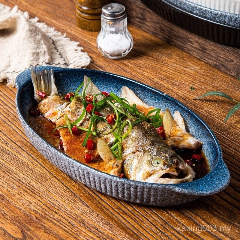 Shopee Official Japanese Fish Plate Creative Household New Style ...