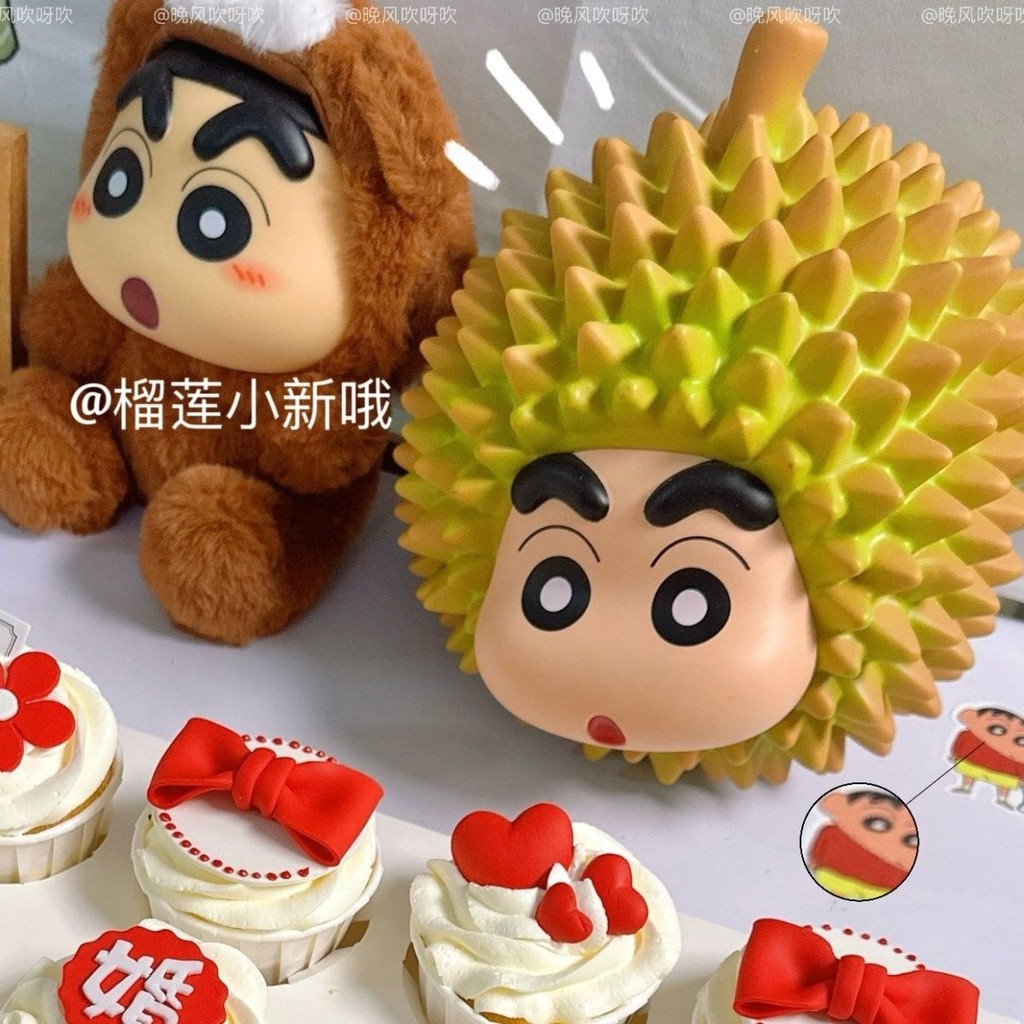 Anime Durian Creative Ornaments Crayon Shin-Chan Car Model Cute Chassis ...