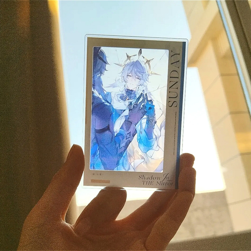 Honkai:Star Rail Doujin Homemade Sunday Acrylic Transparent Card ...