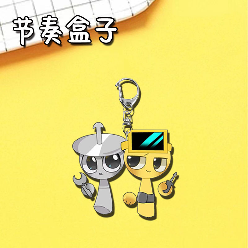 Taiwan Shipping sprunki Rhythm Box Game Merchandise Keychain Charm ...