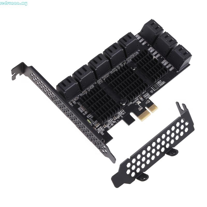 redsunaa SATA3 0 Adapter PCIE 1X To 16 Ports III Expansion Card PCIE ...