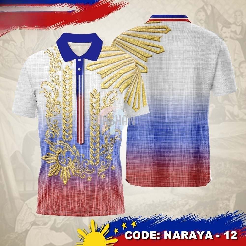 2025 New ASEAN Style Ethnic Clothing Barong agalog Men's Wax Polo ...