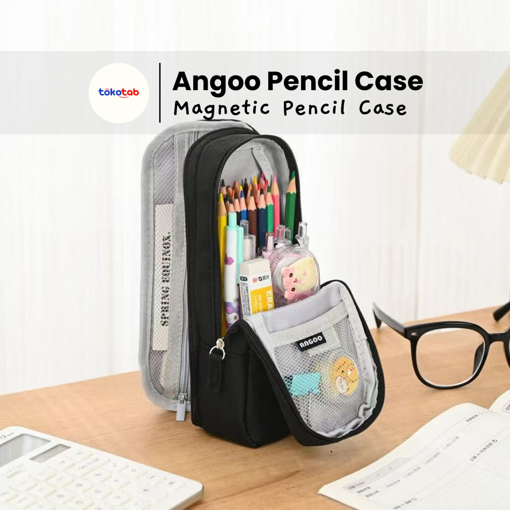 Tokotab - Angoo Magnetic Pencil Case Magnestand Pencil Case Pencil ...
