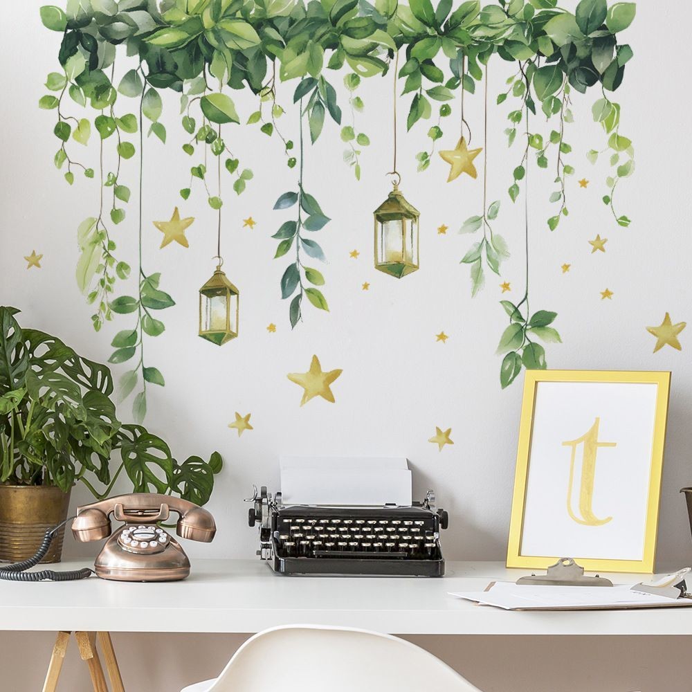 Living Room Bedroom Wall Beautification Decorative Stickers-Shop Window ...