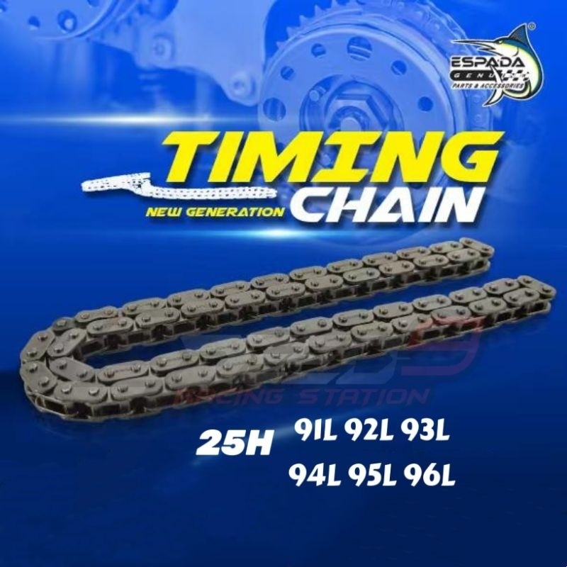ESPADA RACING TIMING CHAIN RANTAI KECIL25H SIZE SPECIAL 91L 92L 93L 94L ...