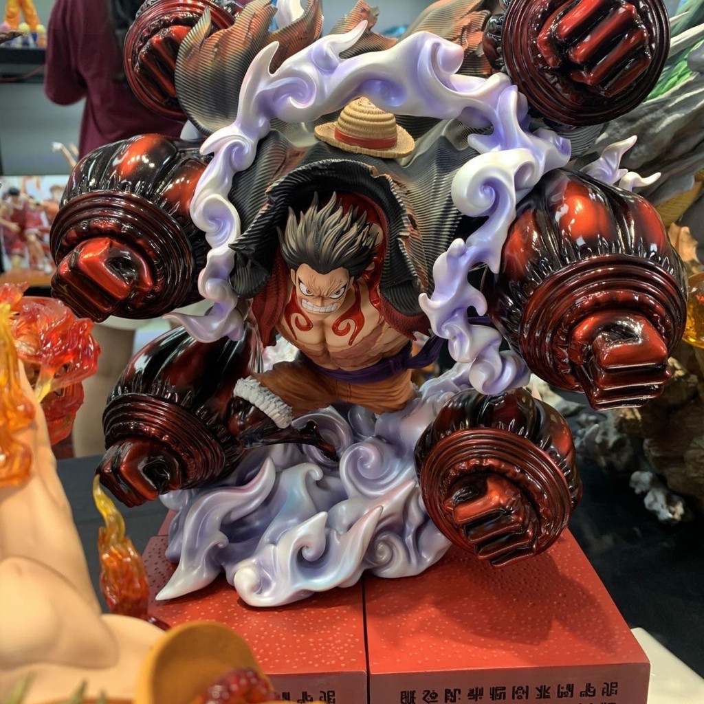 One Piece Gear Keempat Luffy Sky Lukisan Luffy Monkey King Crow Meriam ...