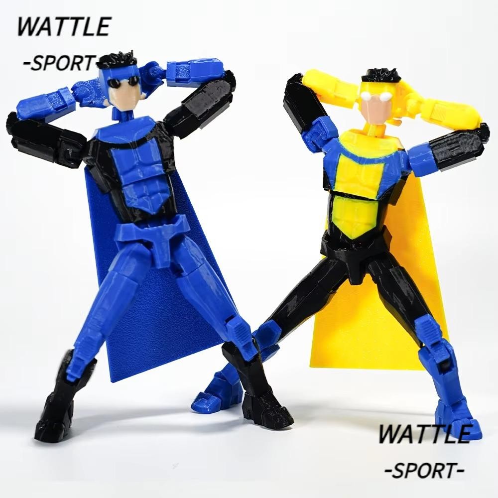 WA-SPORT Superheroes Invincible 2.0 Figures, Printed Invincible Boy Toy ...