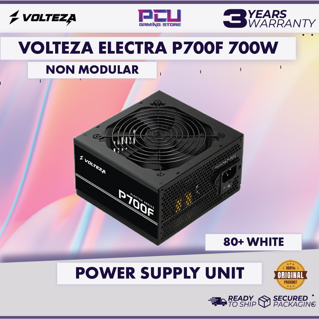 VOLTEZA ELECTRA P700F 700W 80 PLUS POWER SUPPLY UNIT (3Y) | Shopee Malaysia