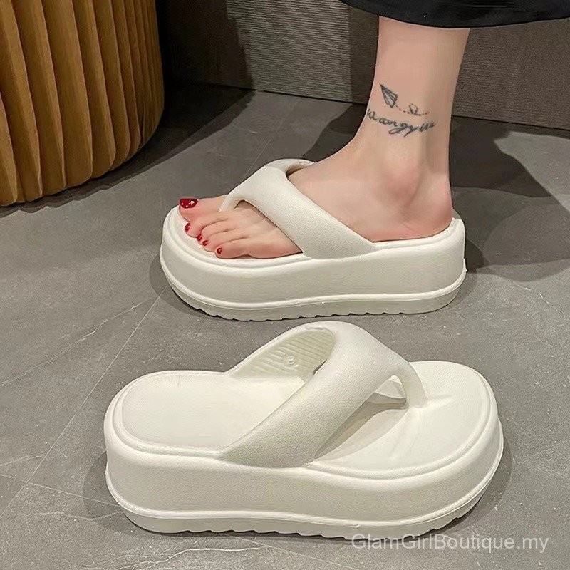 Flip-Flops Women Outer Wear Flip-Flops Stepping on Shit Feel Anti ...