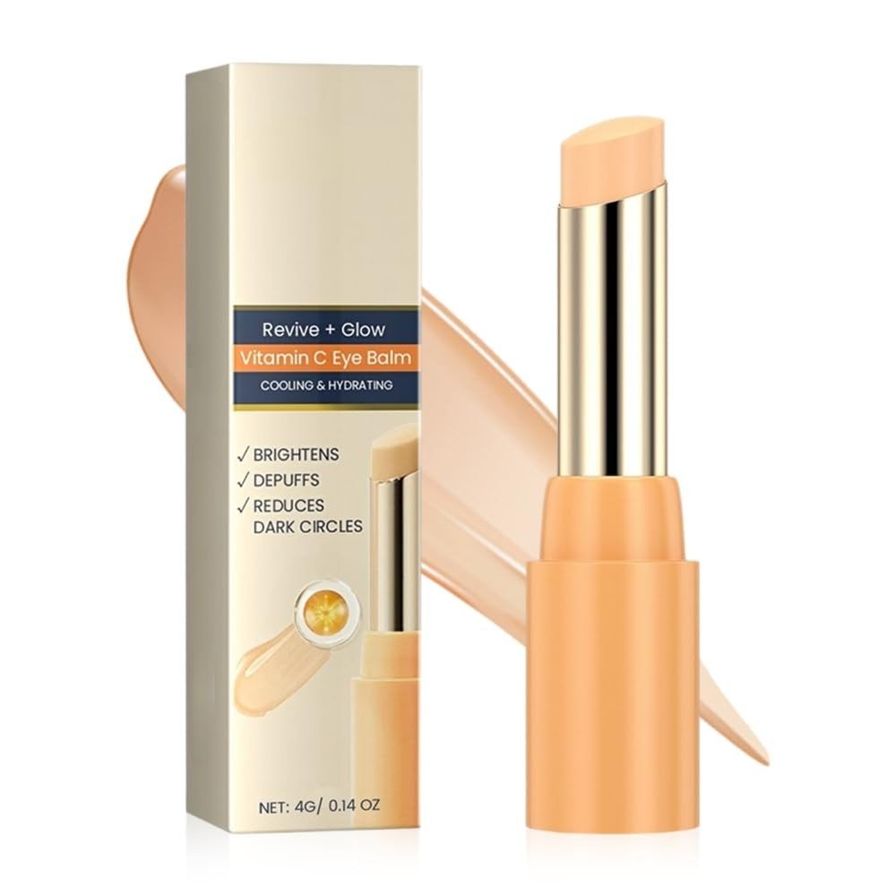 Di bawah balsem mata Stick dengan Retinol & Vitamin C, lingkaran hitam ...