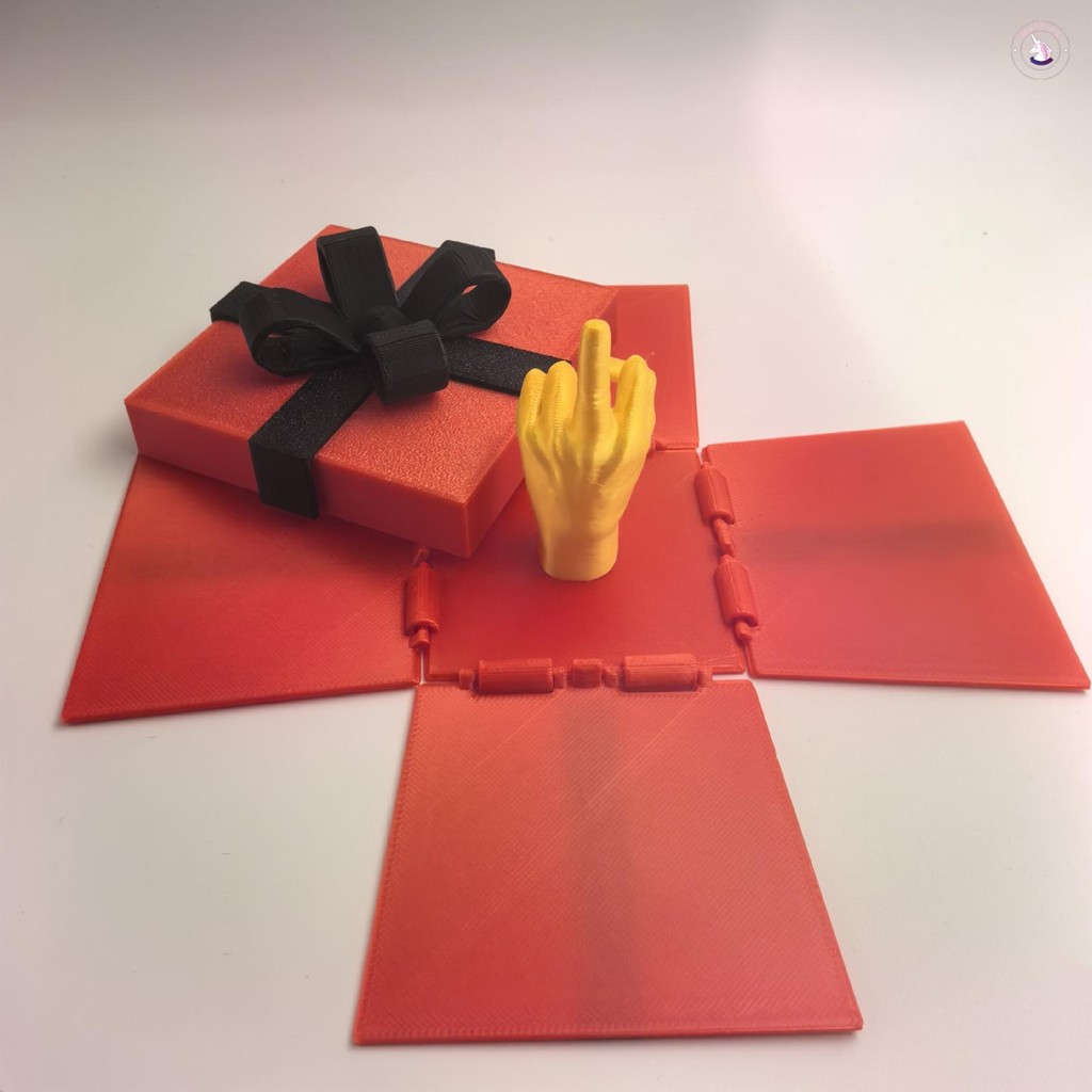 Funny Middle Finger Surprising Gifts Box Various Colors Surprise Spoof ...