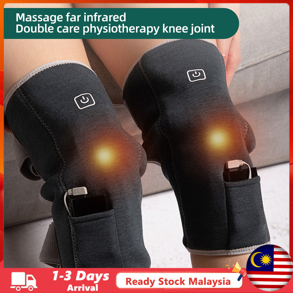 (🚚MY Stock🚚) Electric Leg Heating Knee Pads USB Thermal Therapy Heated ...