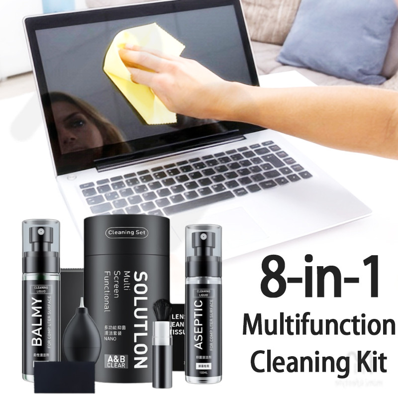 8-in-1 Multifunctional Computer Keyboard Brush Laptop Screen Cleaner ...