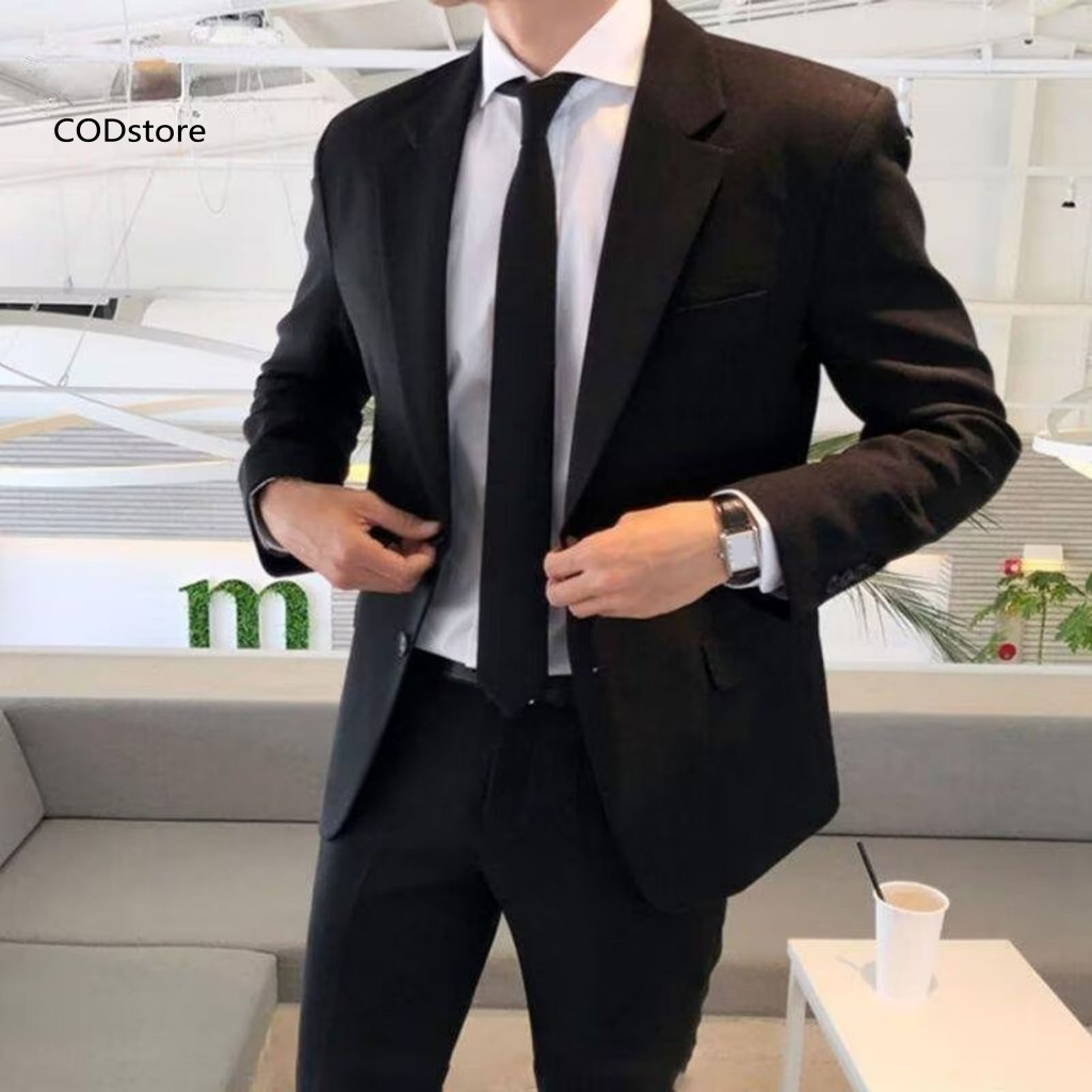 COD* Men Black Formal Jacket Formal Suit Jacket Men's Formal Business ...