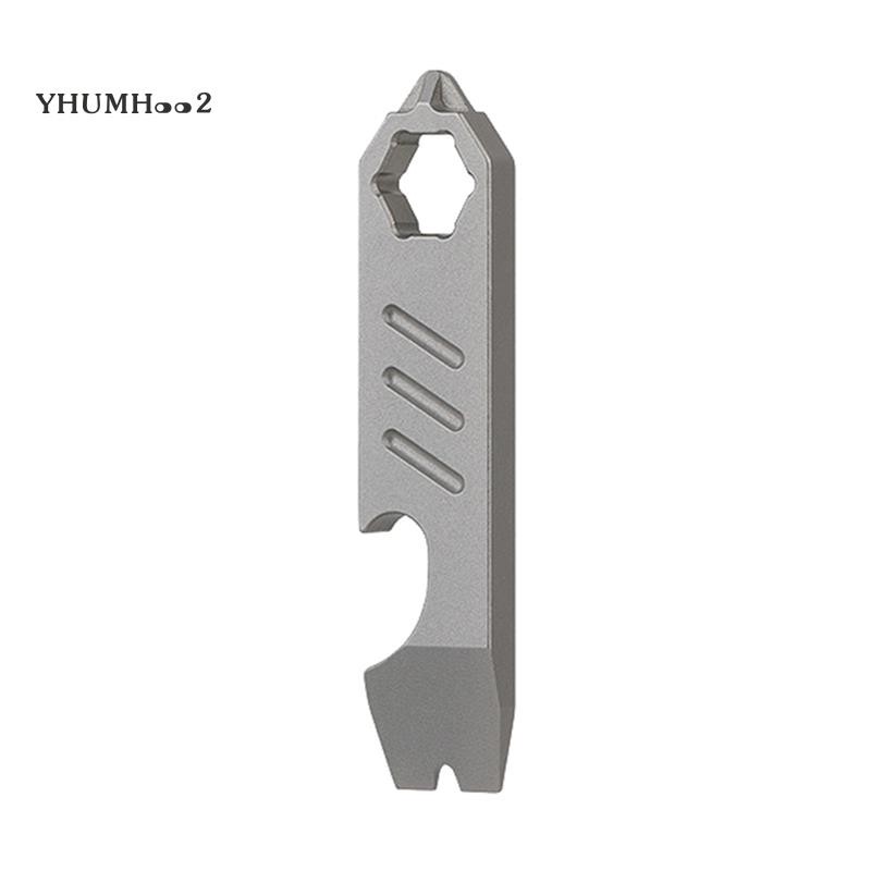 TC4 Titanium Alloy Crowbar Graduated Scale Wrench Outdoor Tools ...