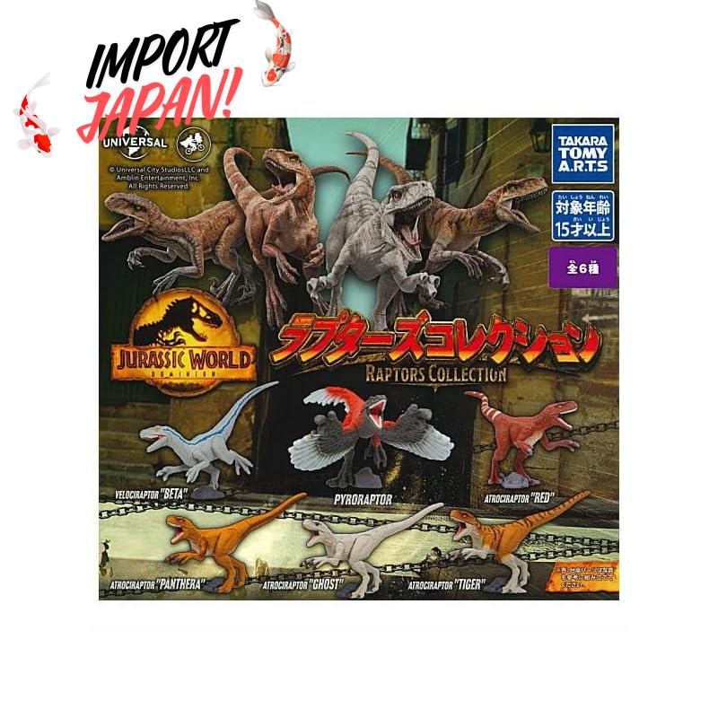 【Direct from Japan】Jurassic World New Ruler Raptor Collection [6 types ...