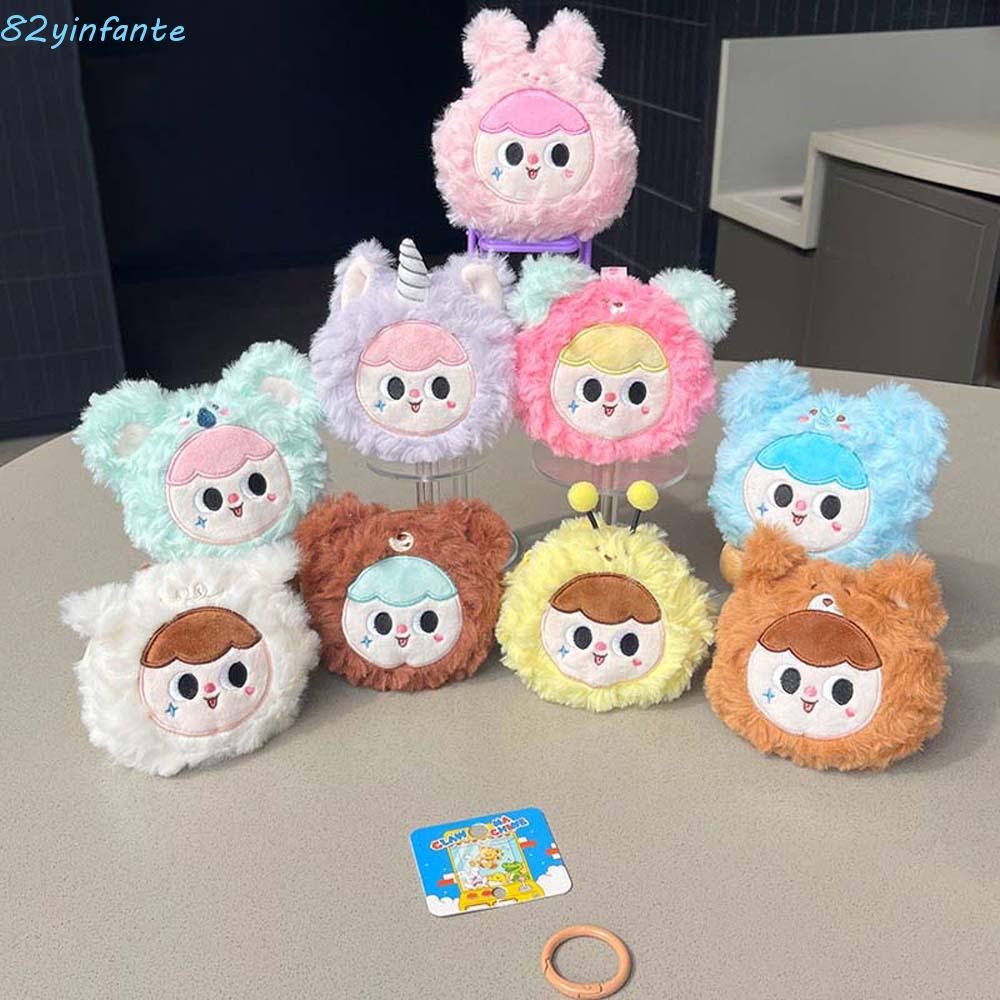 YINFANTE Baby Three Doll Figures, Pop Mart Pendant Zipper Coin Purse ...