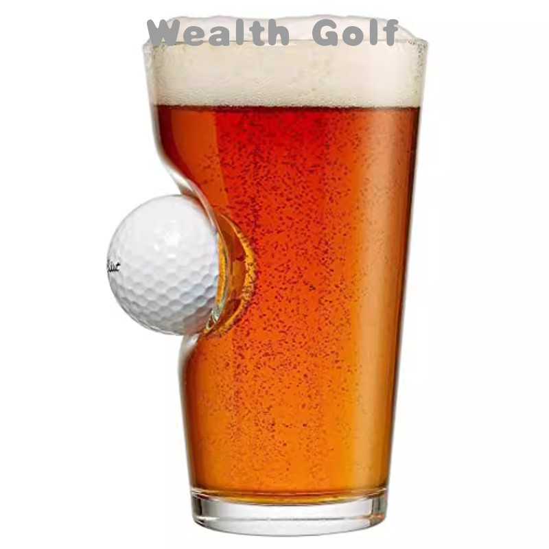 Golf Beer glass Stuck in glass Golf Embedded Creative Wine glass Gift ...