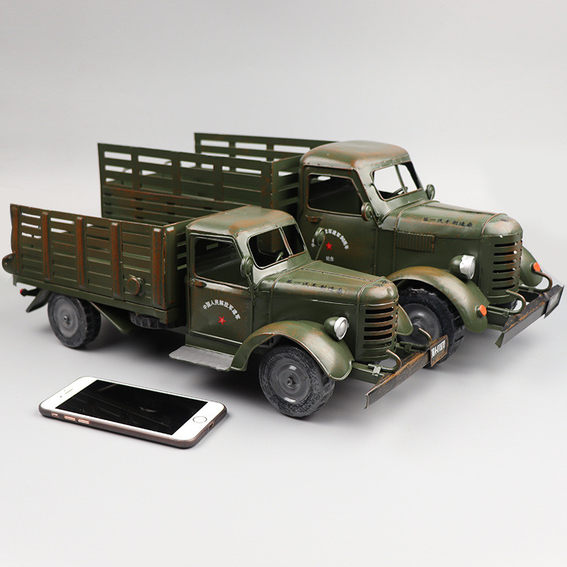 Retro pembebasan besar CA10 model trak pengangkutan alat letak barang ...