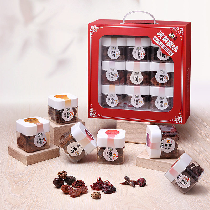 Gift box gift box Jiamei Candied Fruit Preserved Fruit New Year's Goods ...