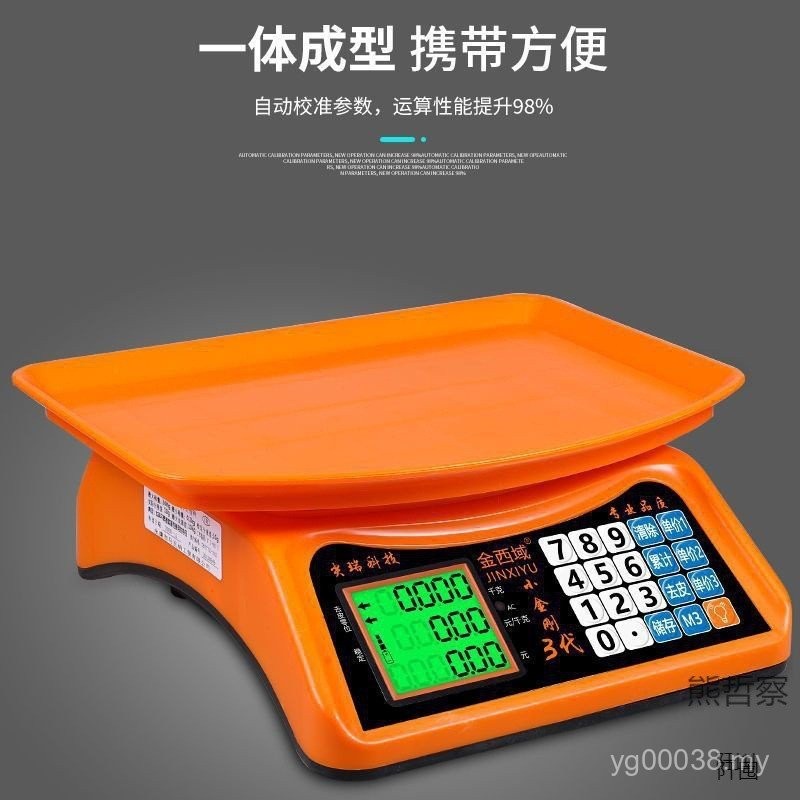 Household Pricing Vegetable Scale Commercial Electronic Scale ...