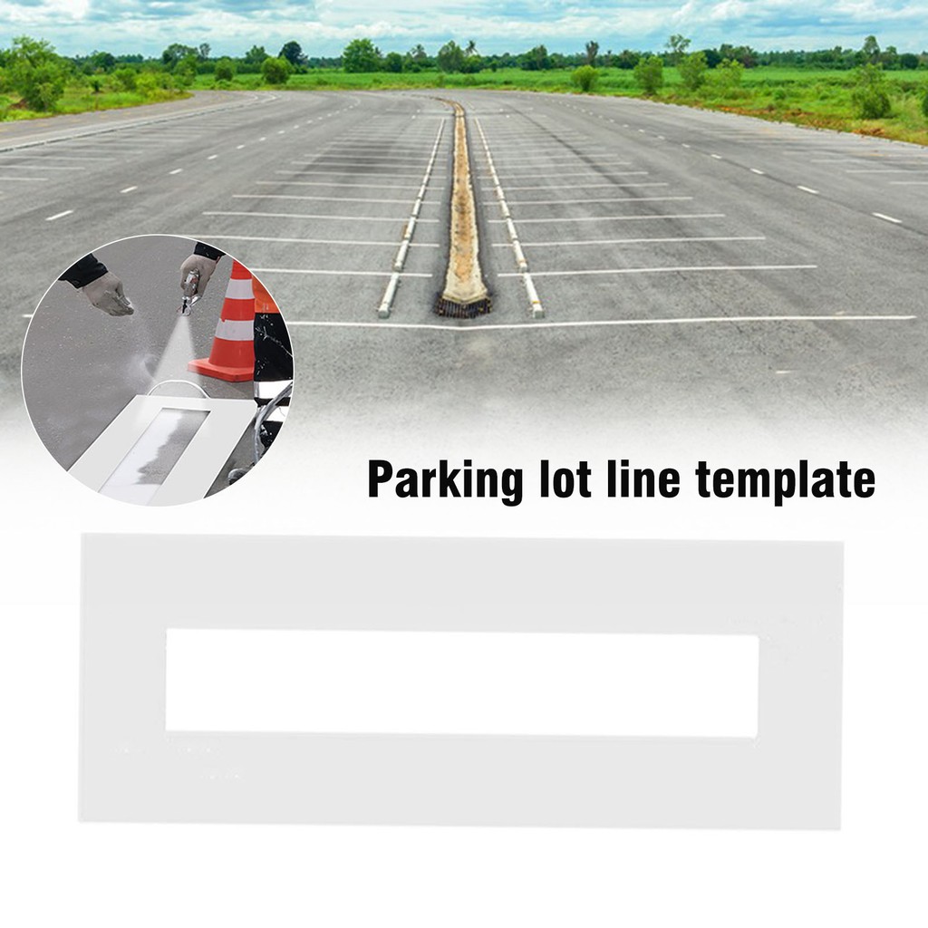 Nicetravel-Silicone Parking Lot Line Stencil Foldable Reusable Straight ...