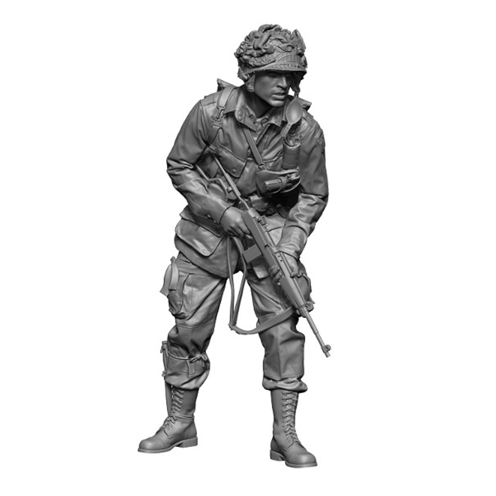 1/35 WW2 US Para Rifleman 4, Resin Model figure soldier, WWII Military ...