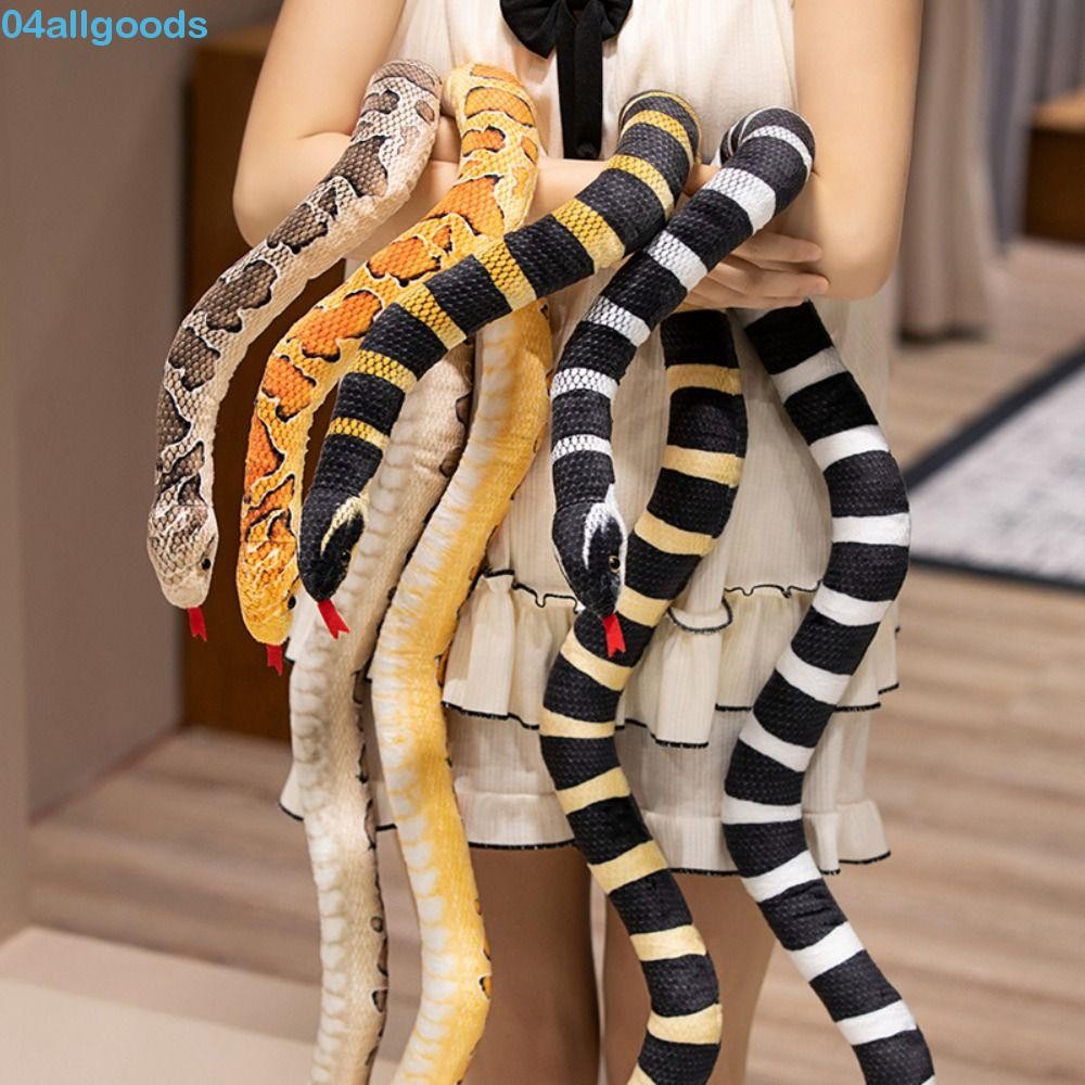 ALLGOODS Boa Snake Plush Doll, Realistic Stuffed Animal Simulation ...