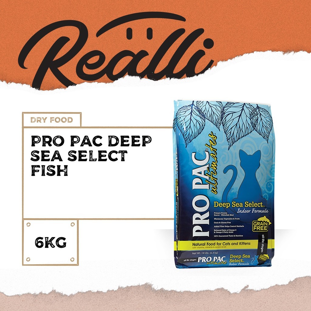 Pro Pac Cat Deep Sea Select Fish 6kg | Shopee Malaysia