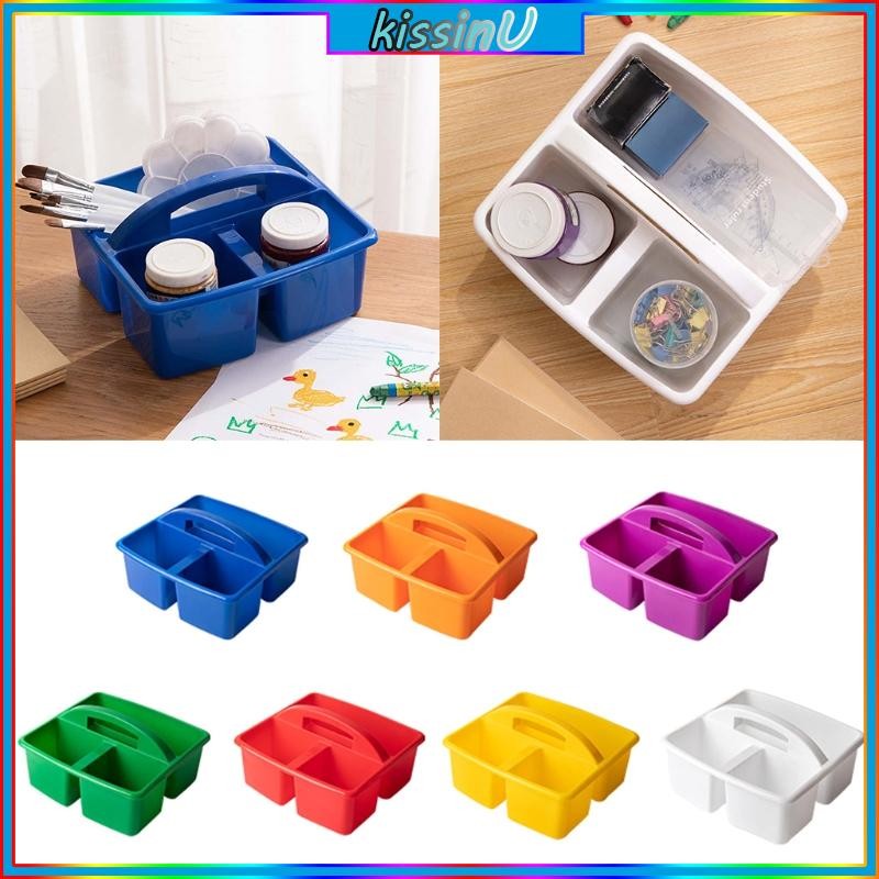 kiss Portable Multiuse Arts Caddies 3 Compartments Storage Caddy with ...