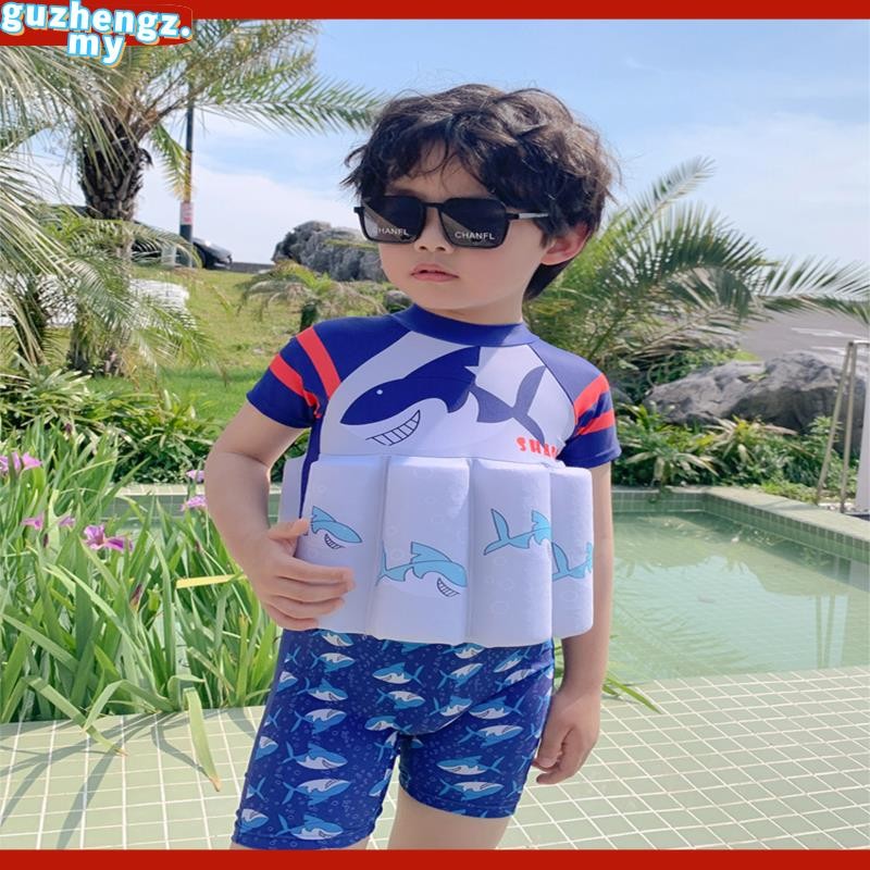 [BaositybbMY] Children Floatation Swimsuit with Hat Bathing Suit for ...