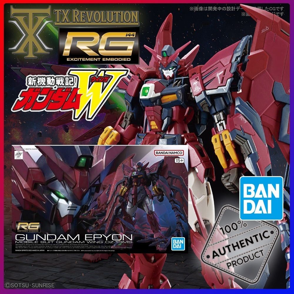 RG Gundam Epyon W wing REAL GRADE 1/144 | Shopee Malaysia