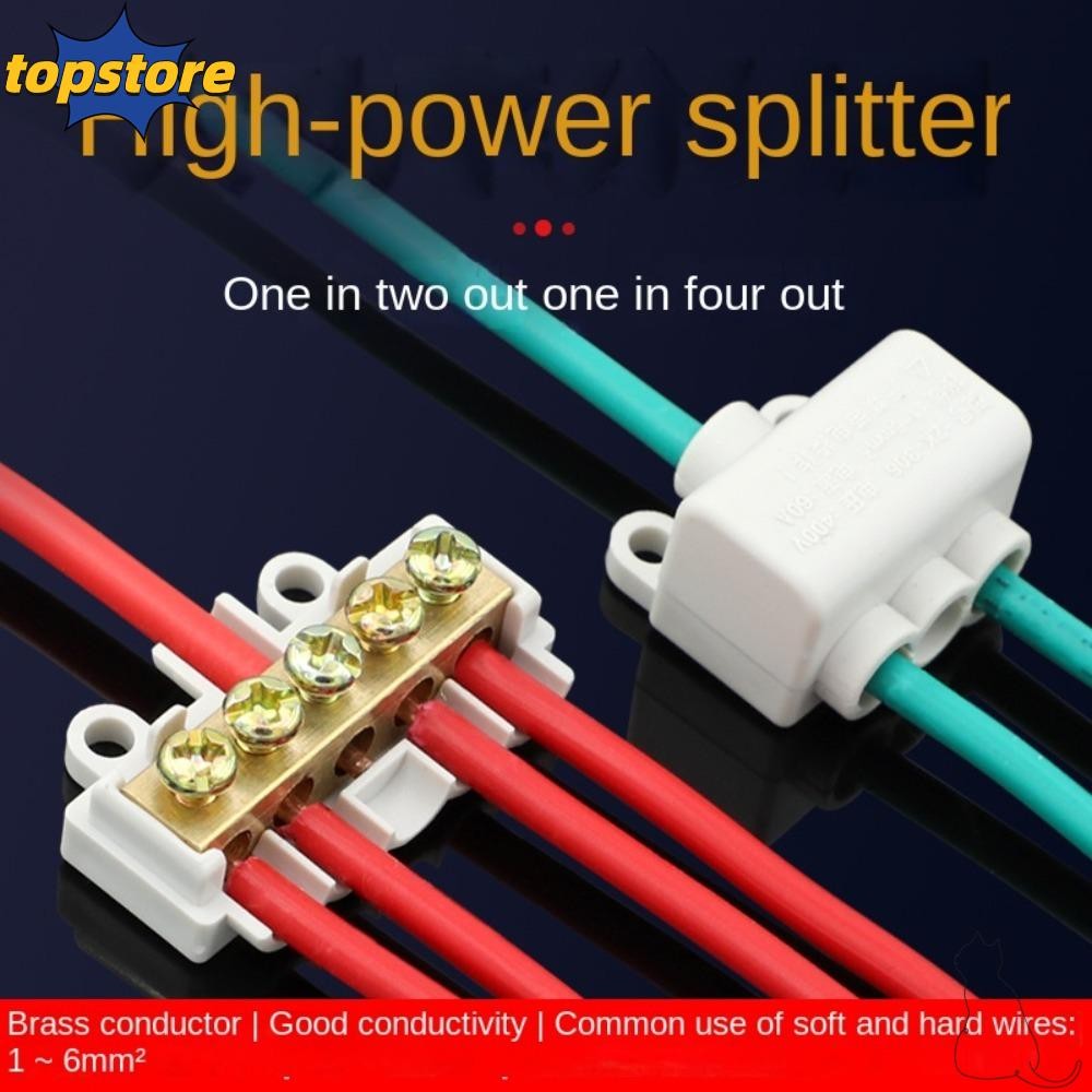 TOPSTORE T-type Wiring Terminal, Locking Quick Crimp Splitter Wire ...