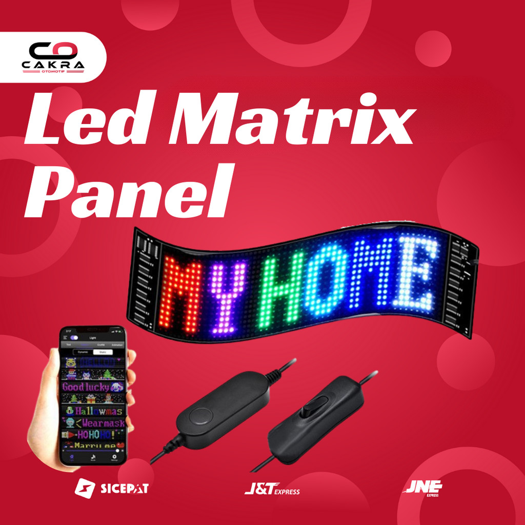 LAYAR Led Strip Matrix Panel Light Custom Writing USB Bluetooth Screen ...